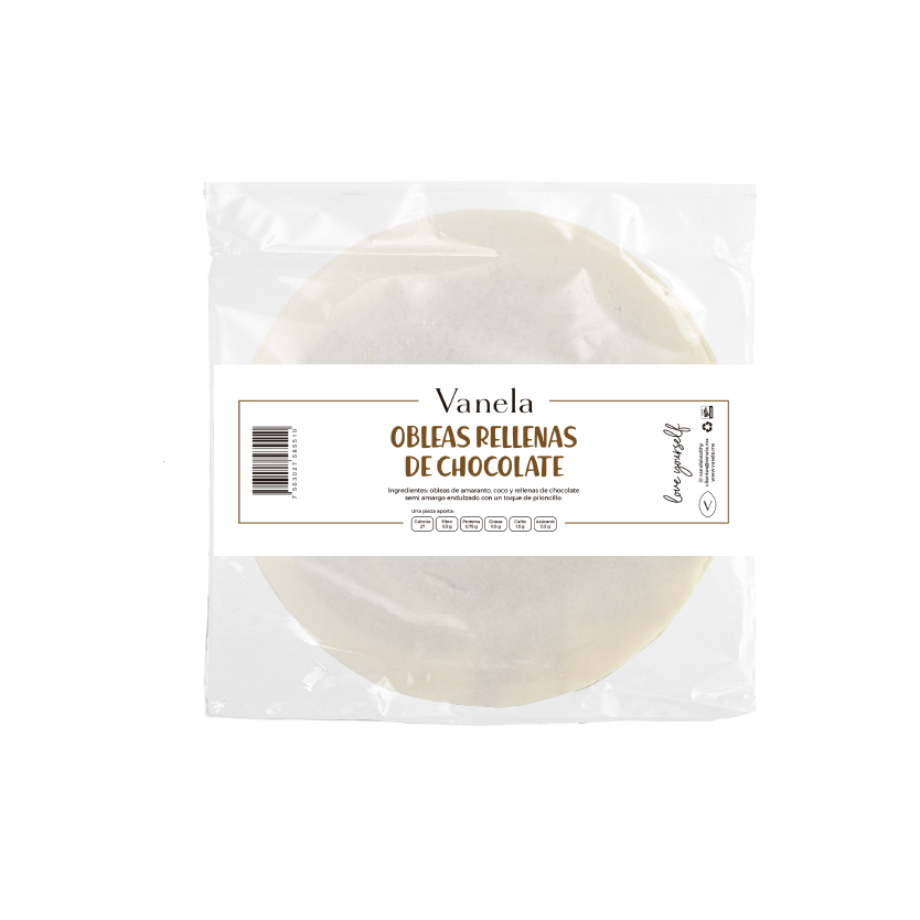 OBLEAS RELLENAS DE CHOCOLATE – Vanela